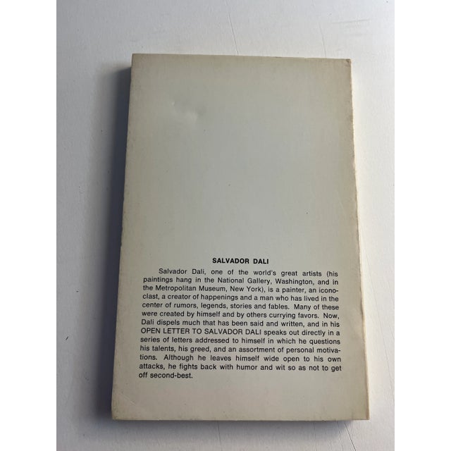 1968 Letter to Salvador Dali by Dali Book | Chairish