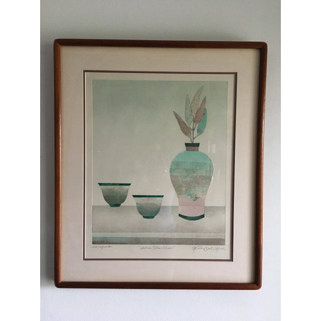 1980s Still Life Monoprints by Michael John March, Framed - a Pair ...