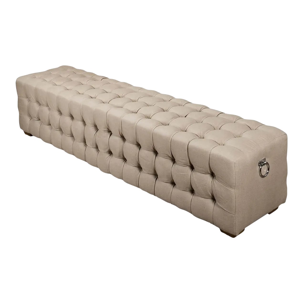 Modern Tufted Upholstered Bench | Chairish
