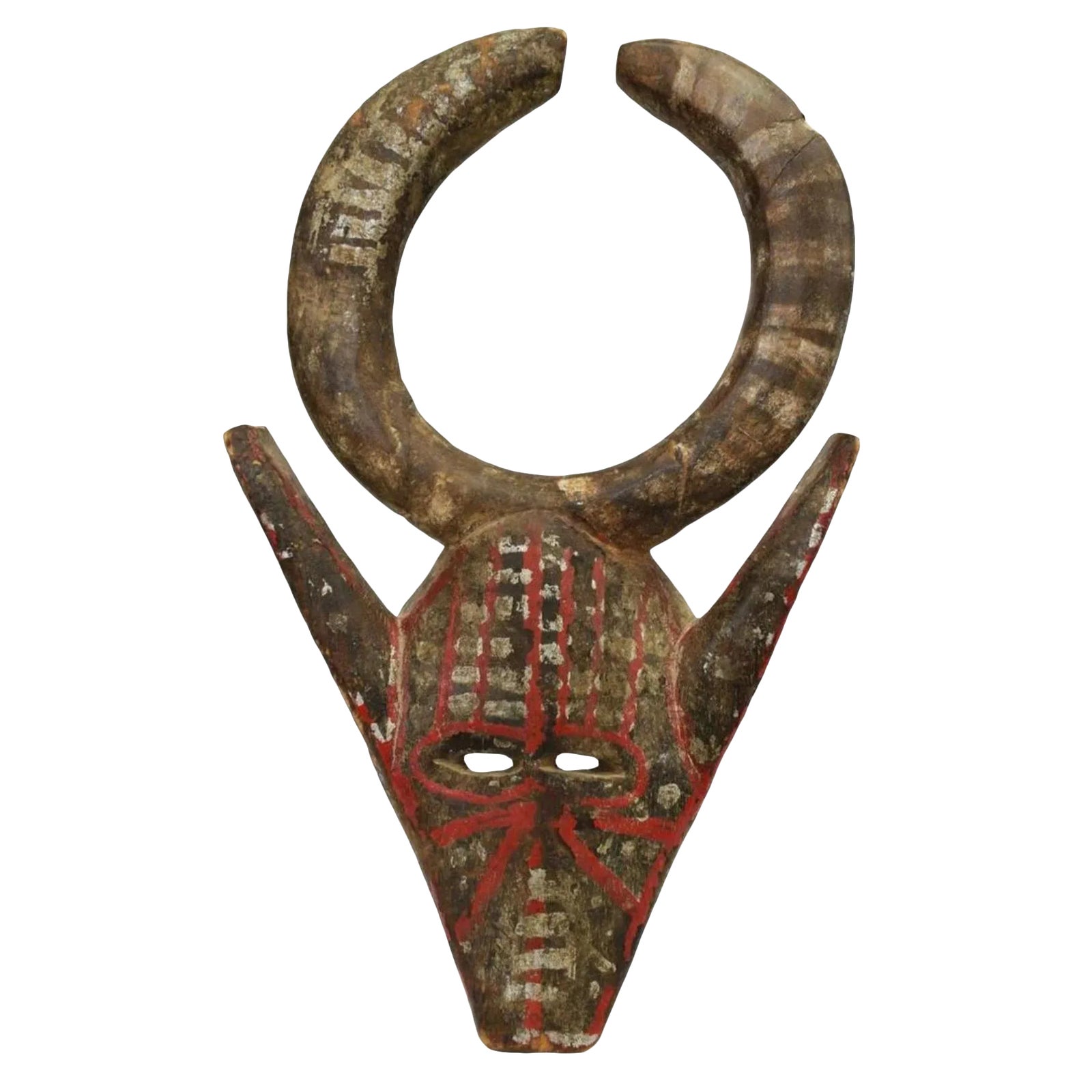 Antique African Tribal Zoomorphic Bobo Mask | Chairish