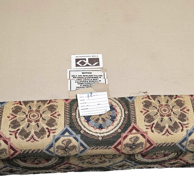 90" English Knole Style Four Seat Sofa Upholstery Project | Chairish