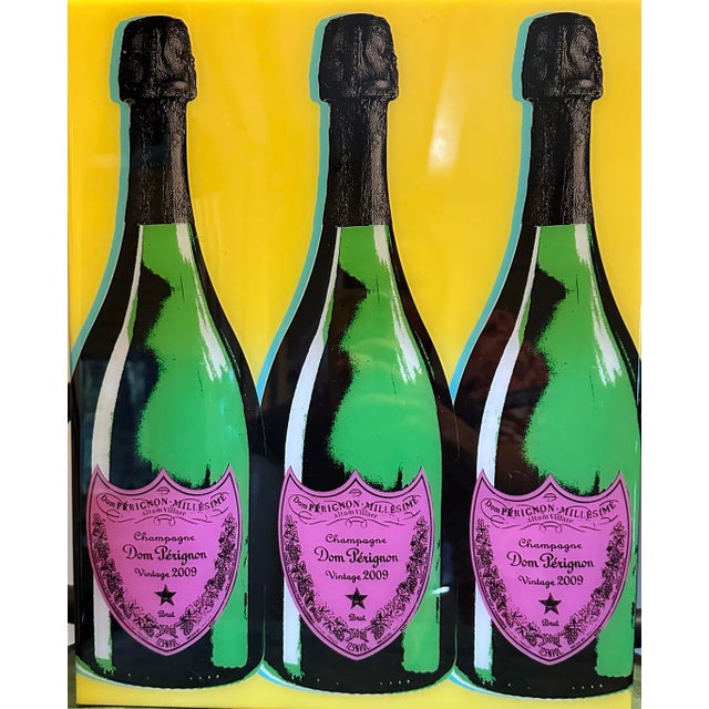 Dom P Acrylic Pop Art Painting by Artist, Peter Marcus Green | Chairish