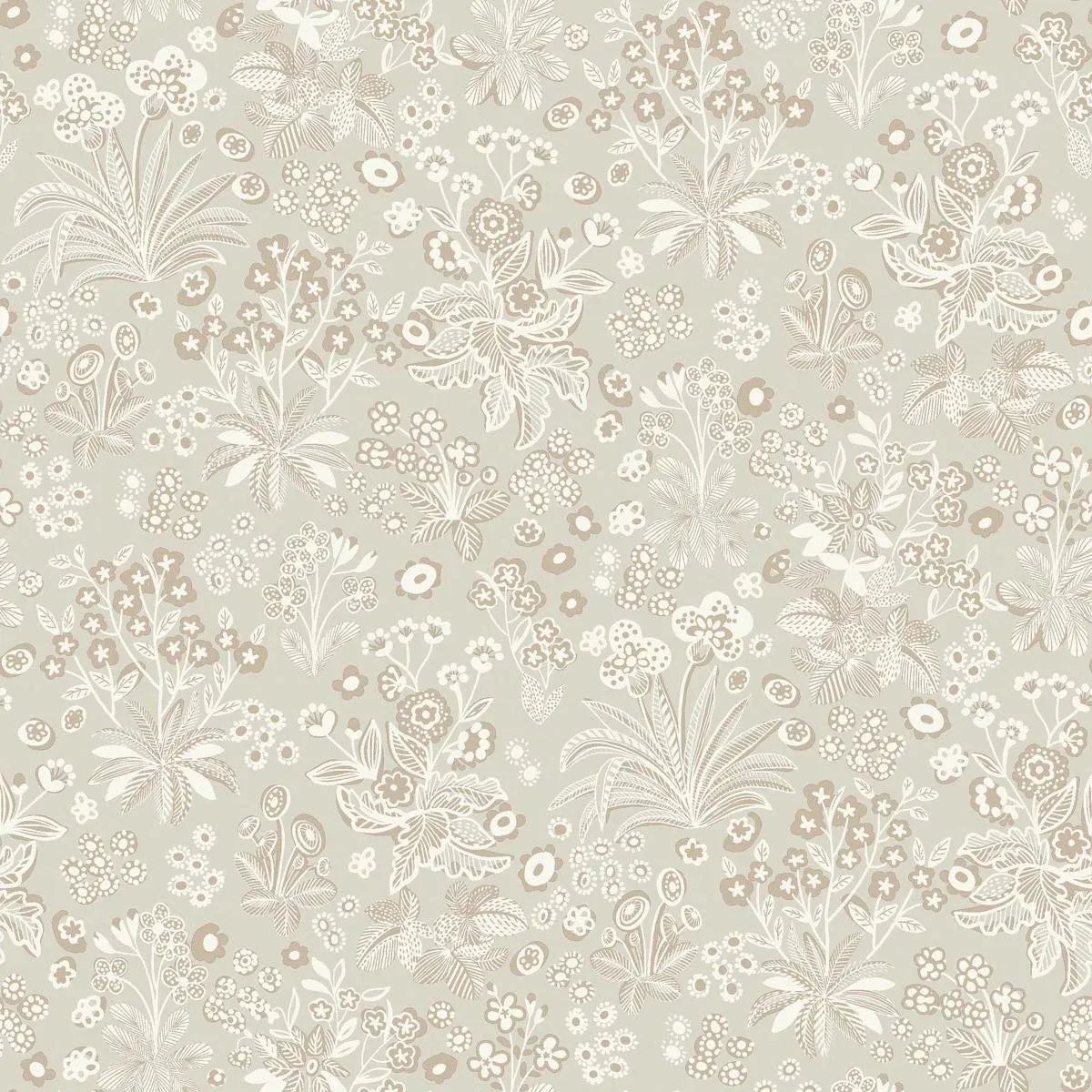 SAMPLE - Boråstapeter Tuva Wallpaper In Stone | Chairish