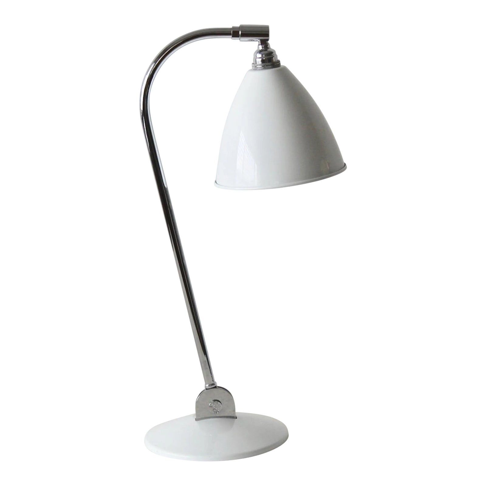 Robert Dudley Best Bestlite Bl2 Chrome White Desk Table Lamp by Best ...