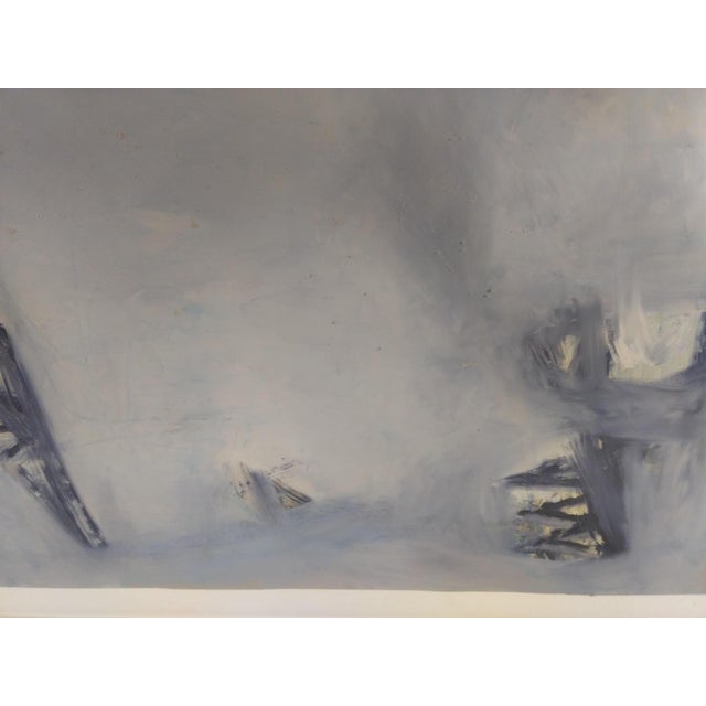 American Post-War Abstract Oil Painting | Chairish