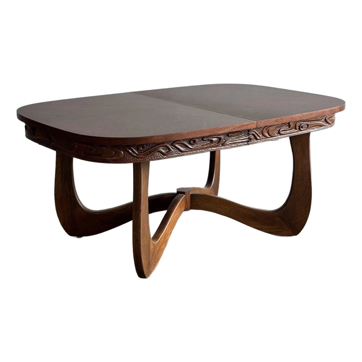 1960s Pulaski Dining Table - One Extensions | Chairish