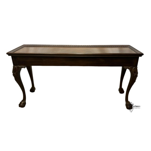 Vintage Henredon Traditional Regency Style Mahogany Console Table ...