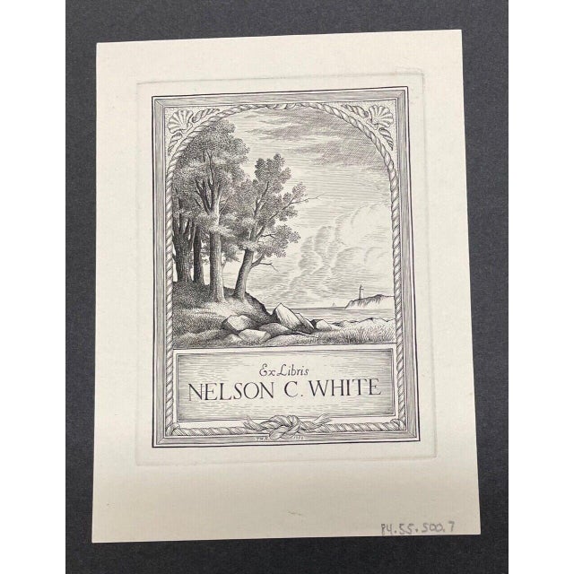Thomas W Nason Wood Engraving Bookplates & Christmas Card Estate ...
