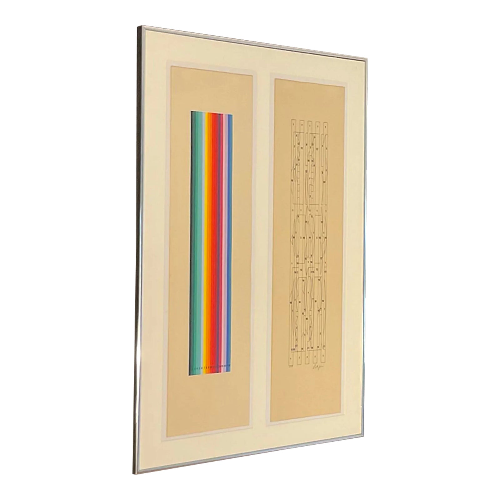 Yaacov Agam Signed & Numbered 45/99 Limited Edition Lithograph Kinetic ...