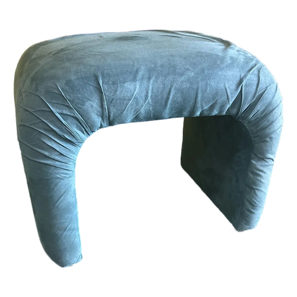 Vintage Post Modern Waterfall Stool | Chairish