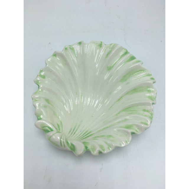 1960s Ceramic Shell Bowl | Chairish