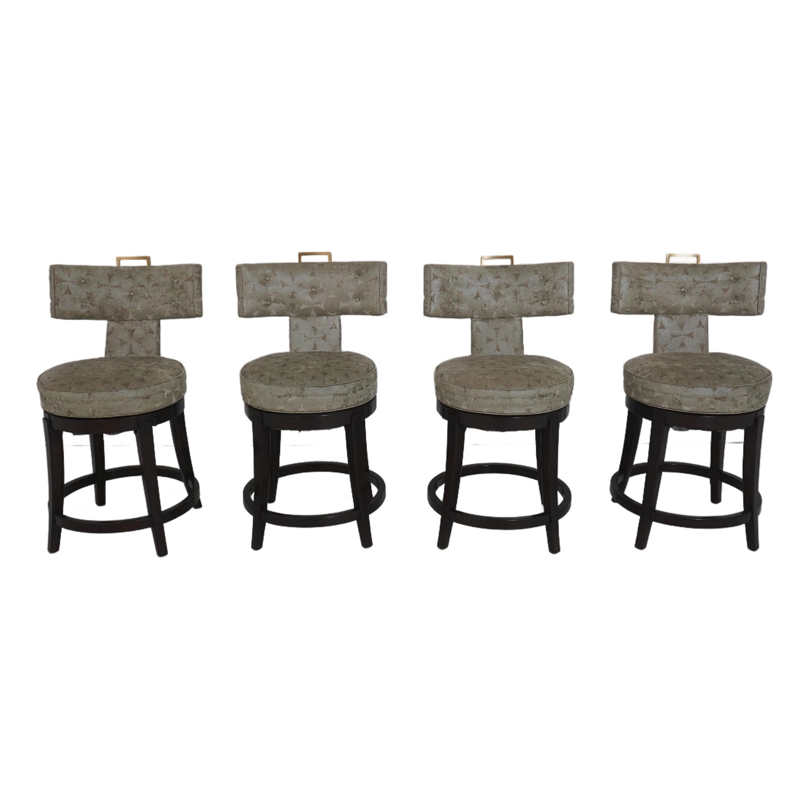 Set of 4 Guy Chaddock Modern Design Queensdale Barstool Chairs | Chairish