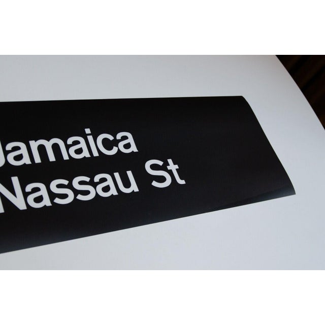 1980s New York City Subway 'J' Train Sign | Chairish