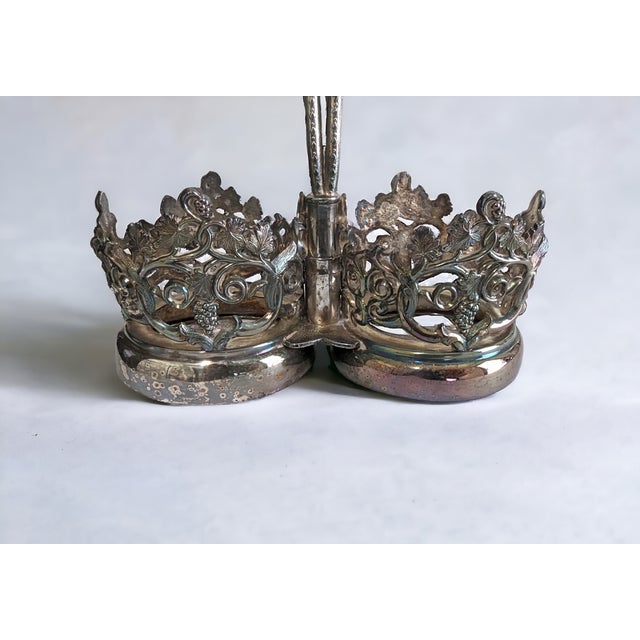 Reproduction 19th Century Antique Victorian Ornate Figural Double ...