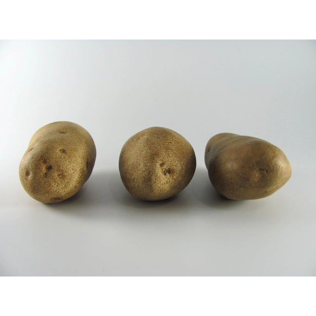 Realistic Faux Fake Artificial Ceramic Vegetable Potato Food - Set of 3 ...