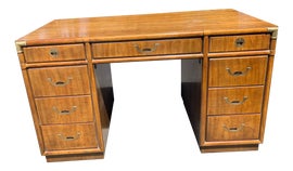 Vintage & Used Partner Desks for Sale | Chairish