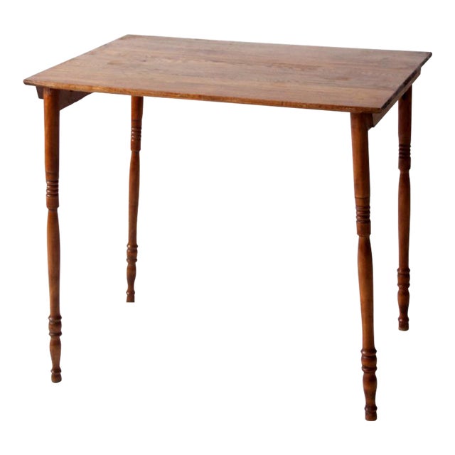 Antique Wooden Folding Table | Chairish