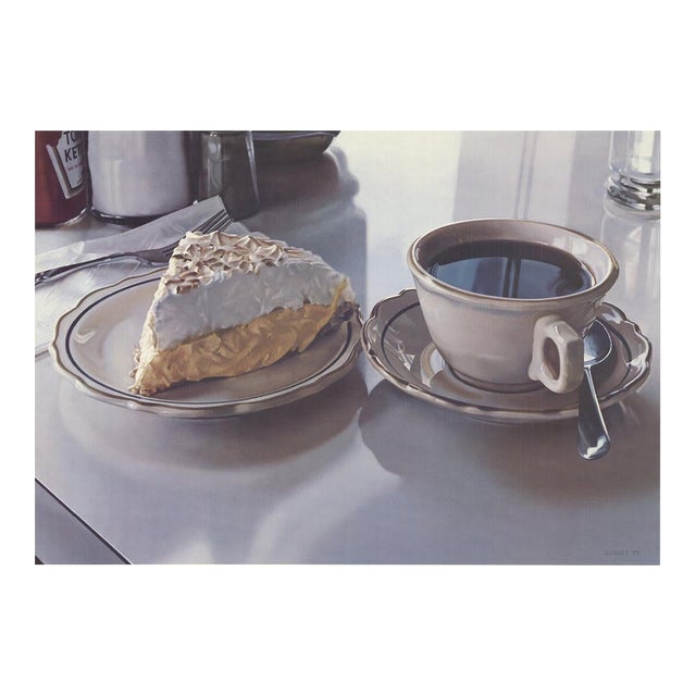 1987 Ralph Goings Cream Pie Realism Neutral Offset Lithograph Chairish