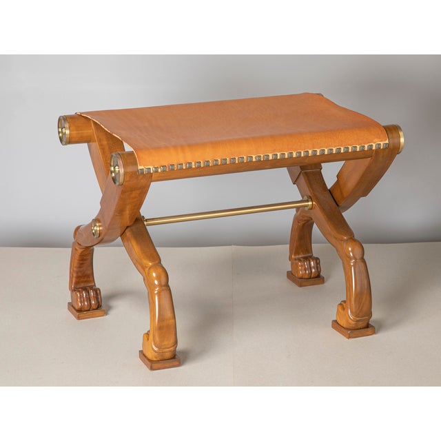 Pardalis Epipla Difros Okladias Ancient Greek-Folding Stool | Chairish