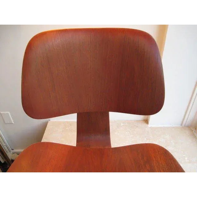 1940s Mid-Century Modern Charles Eames Evans DCW Side Chair | Chairish
