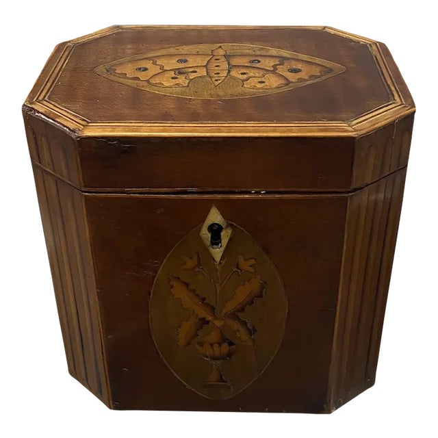 Early 19th Century English George III Tea Caddy | Chairish