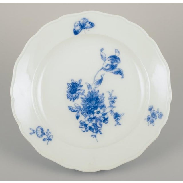 German Dinner Plates in Porcelain from Meissen, 1920s, Set of 6 | Chairish