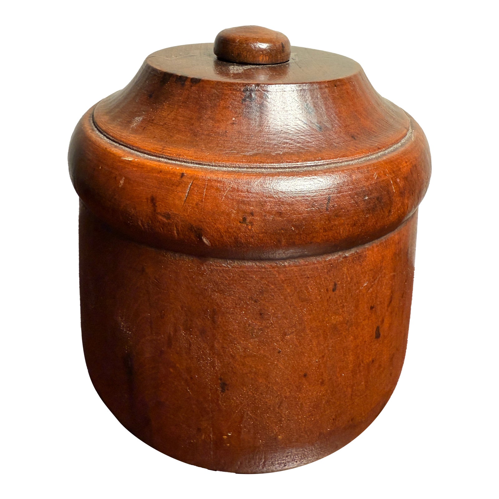 Antique Carved Cow Plunger Butter Print Mold | Chairish