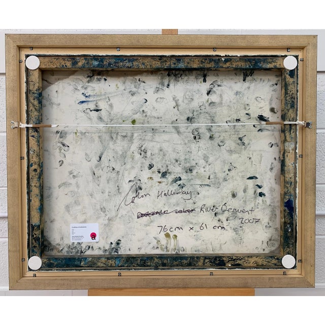 Colin Halliday, Impressionistic English River Landscape Original Oil ...