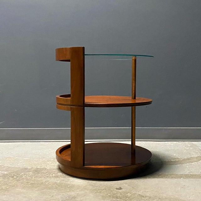 1930s Gilbert Rohde Tiered Accent Table | Chairish