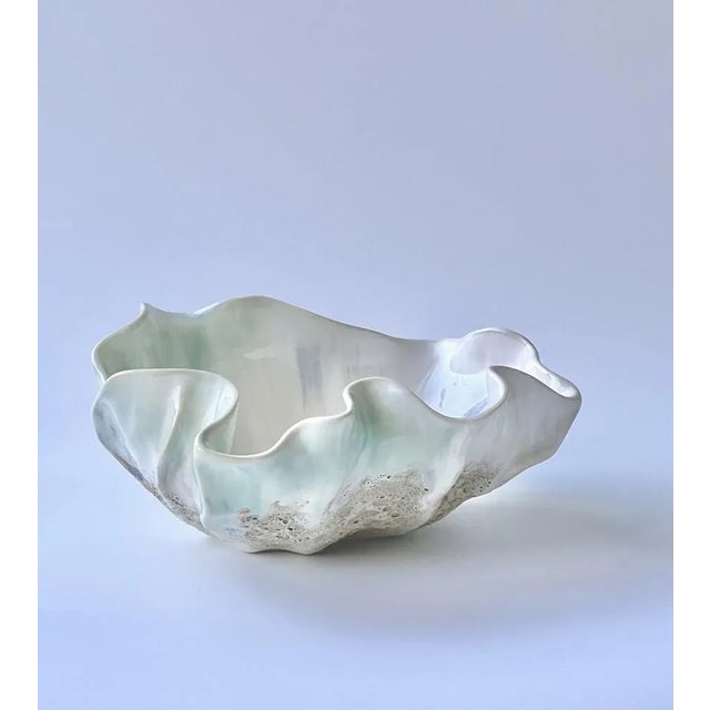 Ceramic Shell Bowl by Natalia Coleman | Chairish