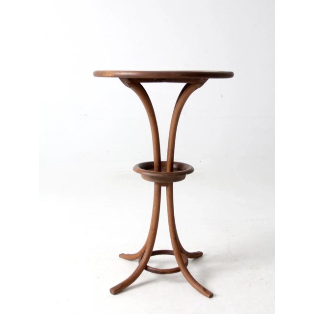 Antique Bentwood Side Table | Chairish