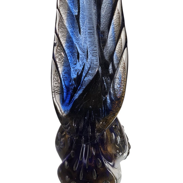 Murano Art Glass Pheasant Figurine Seguso Bullicante | Chairish