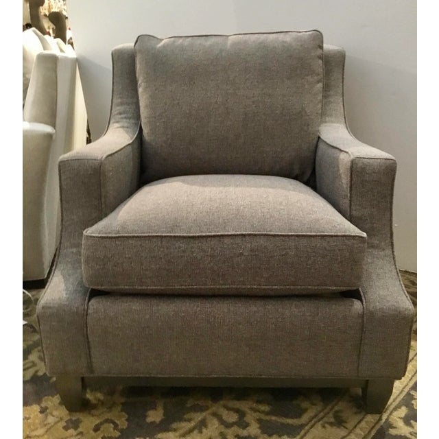 Hickory White Modern Gray Club Chair 133lw01r | Chairish