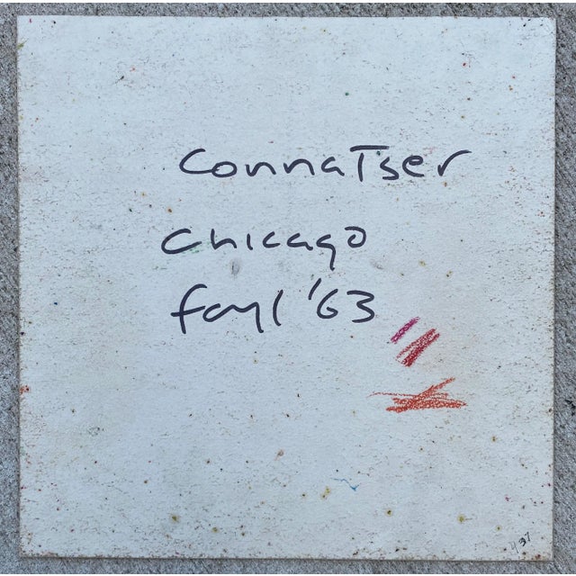 1964 Larry Connatser Mixed Media Painting | Chairish