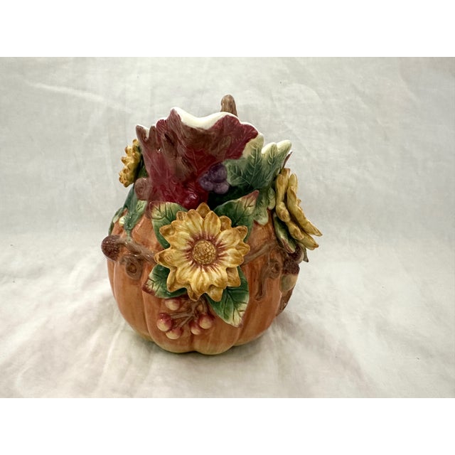 Fitz and Floyd Autumn Splendor Pitcher | Chairish