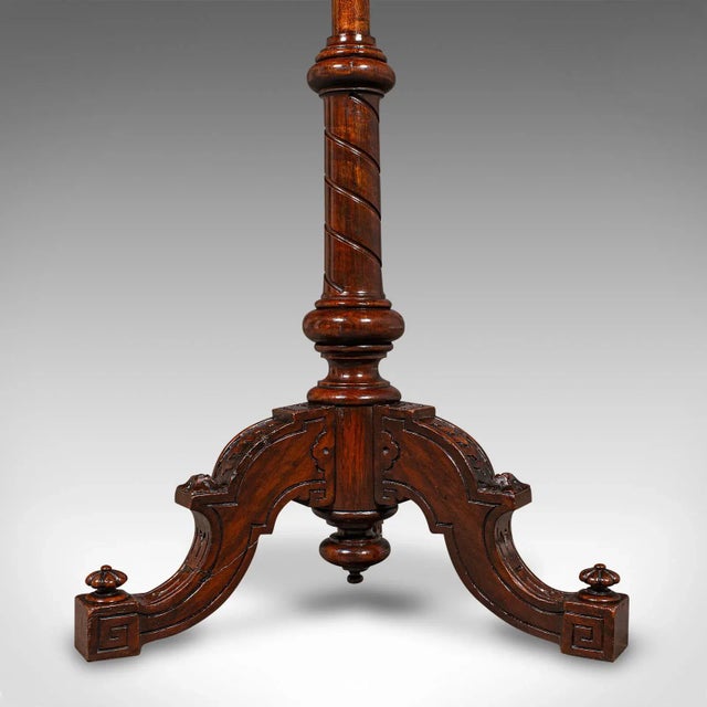 1880s Tall Antique Victorian Oak Music Stand | Chairish
