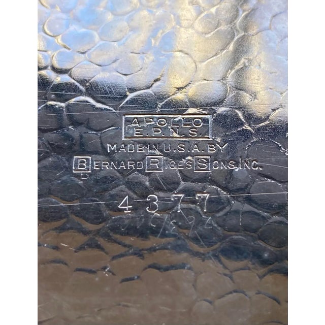 Vintage Art Deco Style Apollo Silver Plate Wedding Basket | Chairish