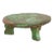 Indian Ceremonial Carved Low Bajot Table | Chairish