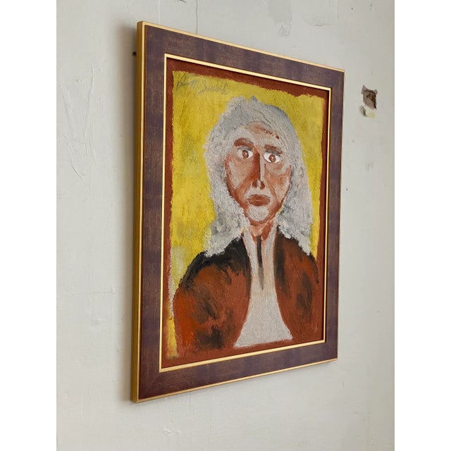 Vintage Jimmy Lee Sudduth “George Washington” Folk Art Portrait ...