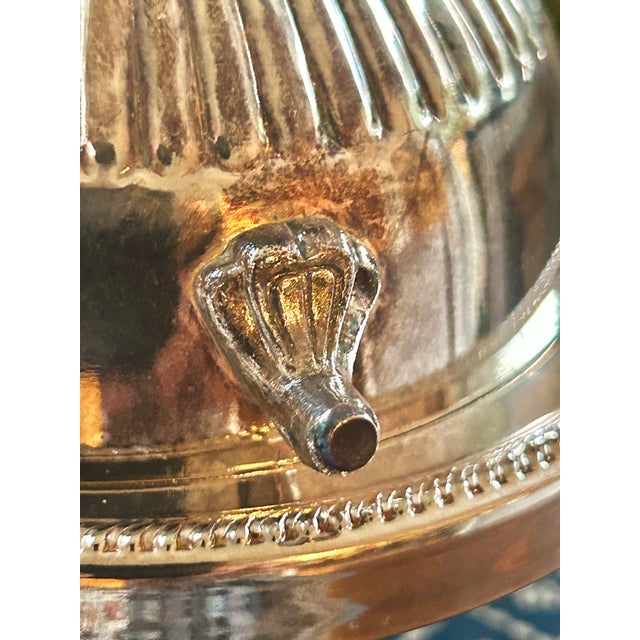 Vintage Leonard Silver Plate Roll Top Caviar or Butter Dish With Glass ...