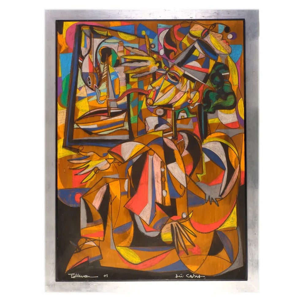 Markus Tollmann, For Egbert, 2000s, Acrylic on Wood | Chairish