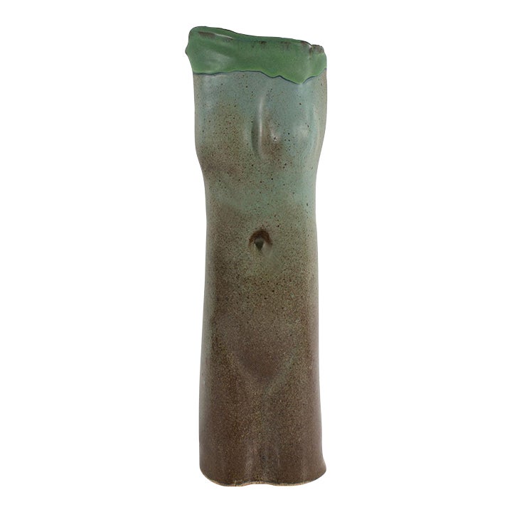 1996 “Woman: Torso Iii” Pottery Sculpture by Donna Stauffer | Chairish