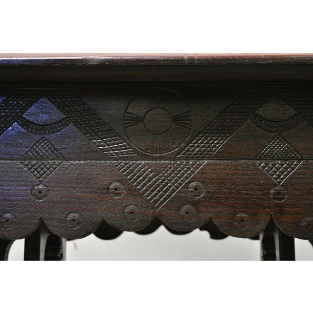 Antique Eastlake Victorian Aesthetic Movement Carved Walnut 6 Leg ...