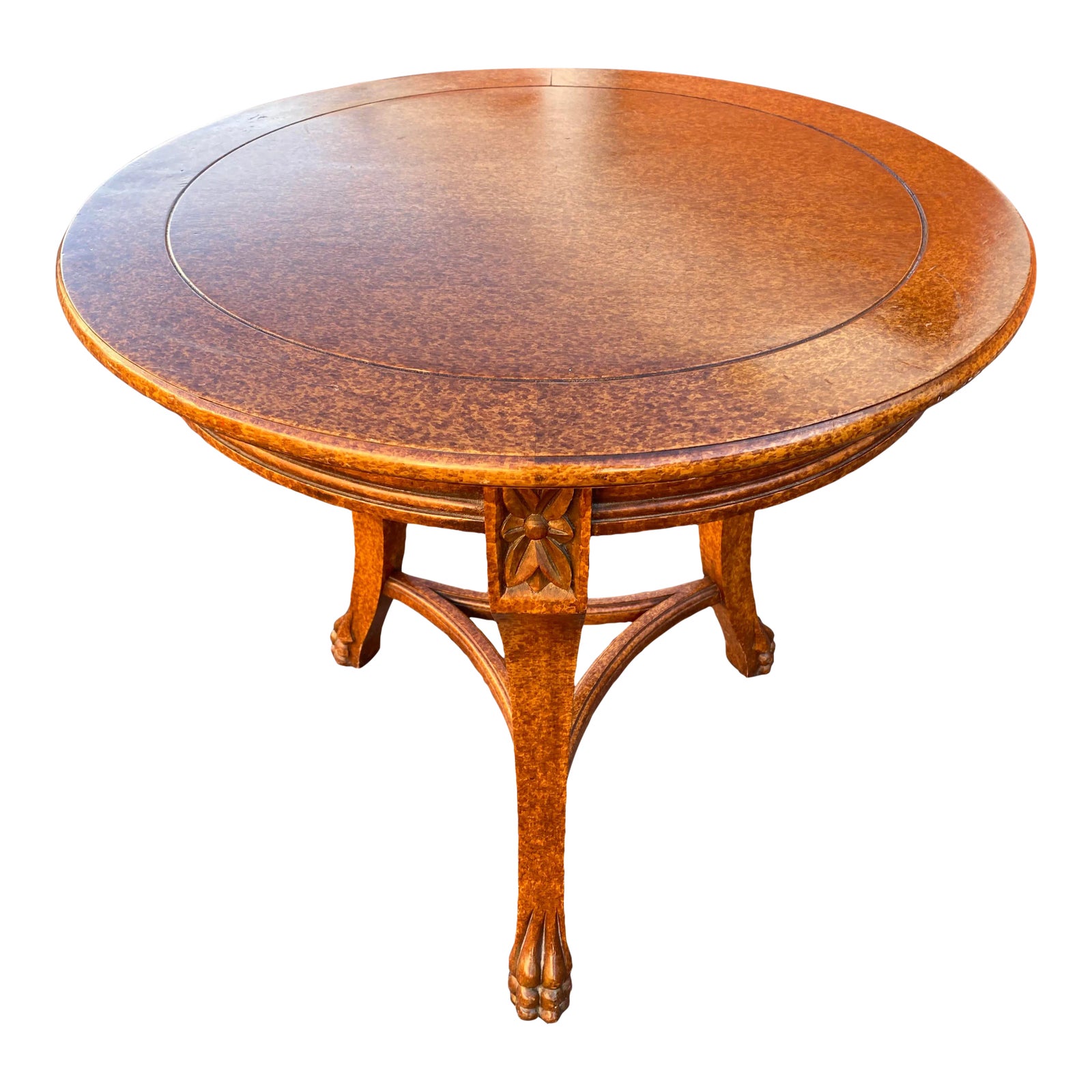 Vintage Mid Century Modern Wooden Center Table | Chairish