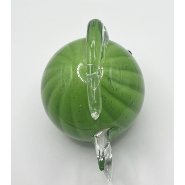 1960s Vintage Murano Glass Nason Green Blow/Puffer Fish, Signed & Dated ...