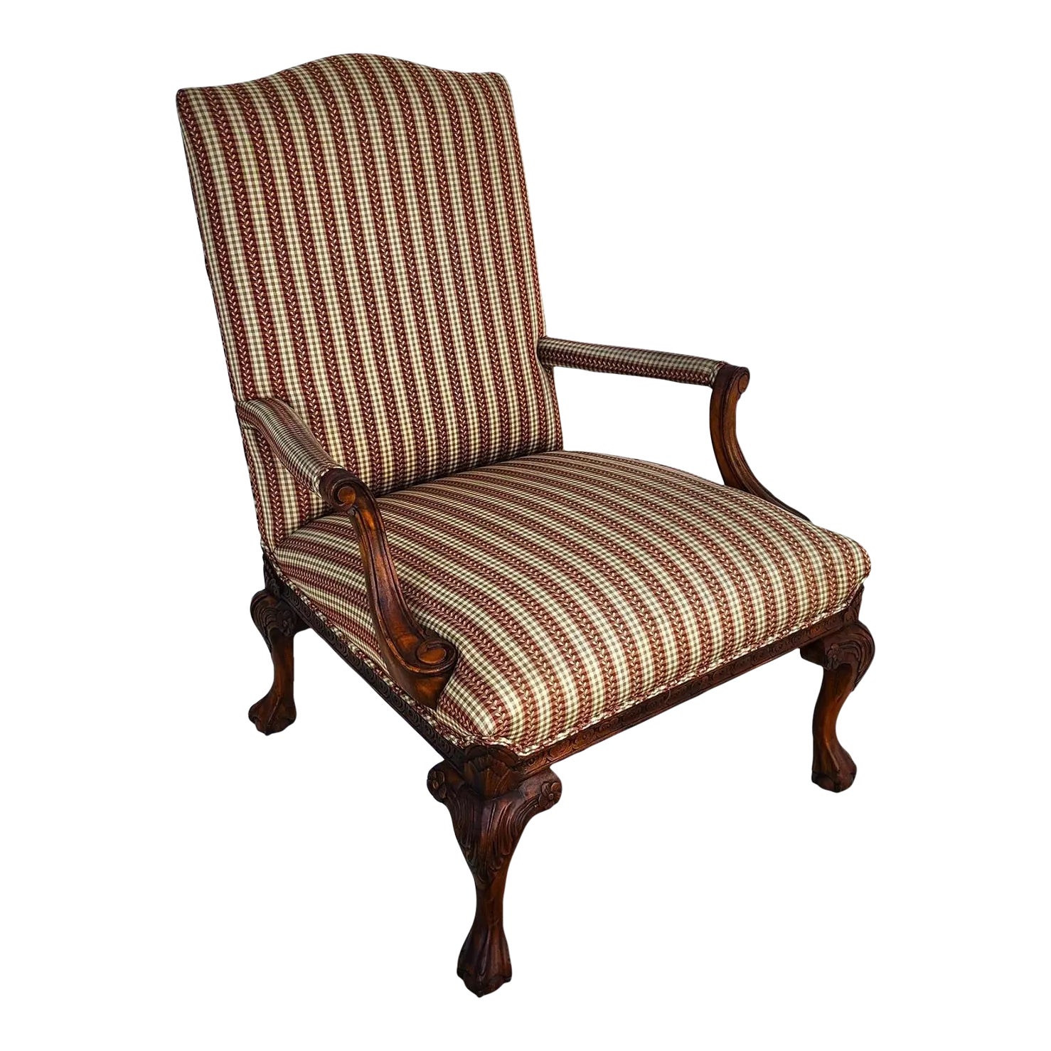Edward Ferrell Louis XV French Armchair 1950s | Chairish