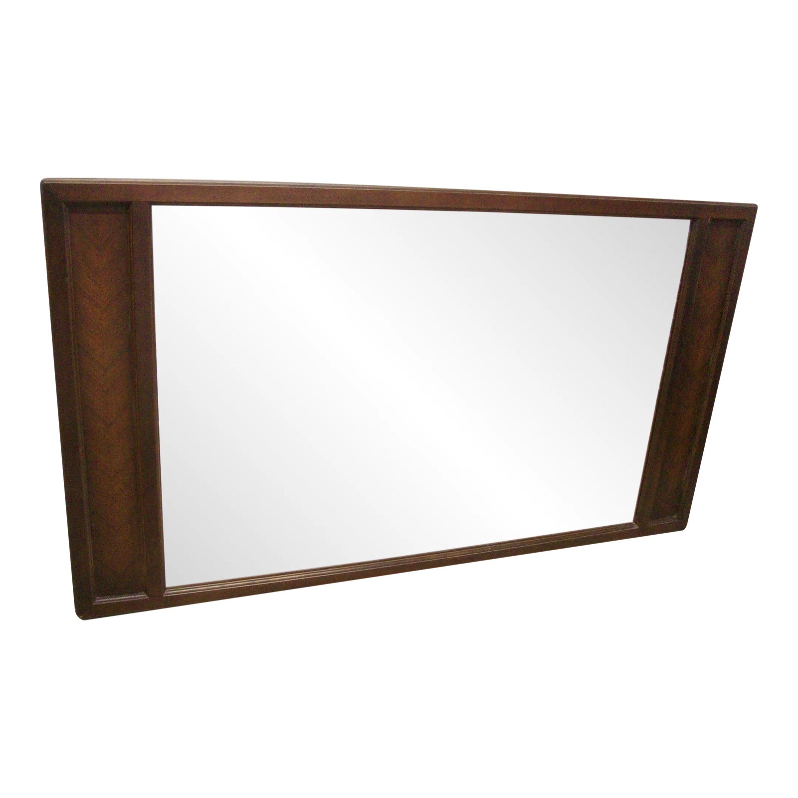 American of Martinsville Mid-Century Harlequin Walnut Mirror on Sale ...