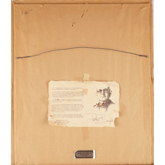 1970s Light House by the Sea by Peter Bugda Signed Numbered 174/200 ...