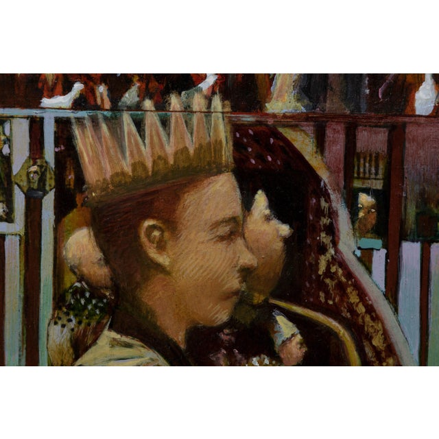 James Feeham "Tuscan Regatta" Painting Mixed Media Oil, Wax & Collage ...