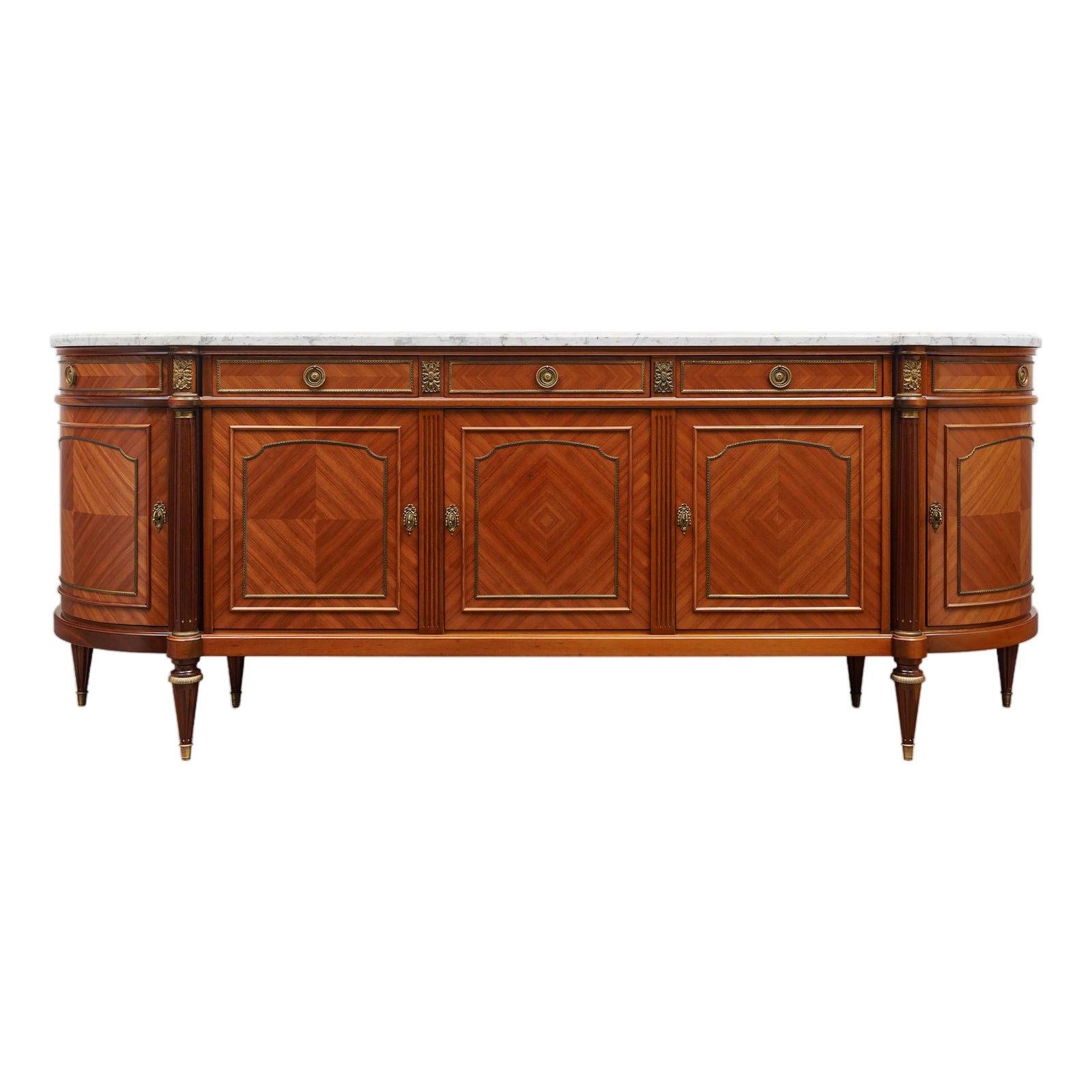 Louis XVI French Enfilade Grand Buffet | Chairish